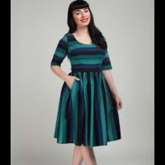 Collectif | Dresses | Collectif Amber Lea Leaves 5s Swing Dress | Poshmark